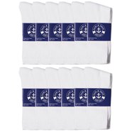 Value Mens Bulk Lightweight Cotton Crew Socks, Homeless Donation ...