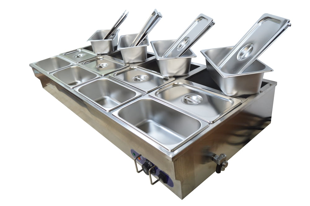 12 Pan Electric Food Soup Warmer Commercial Buffet Food Warmer ...
