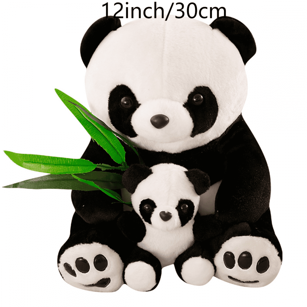 12"Panda Stuffed Animals Plush, Cute Plushies for Animal Themed Parties ...