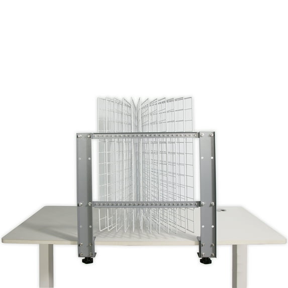 12-Panel Desktop Vertical Drying Rack Edge-mounted) Display Stand ...