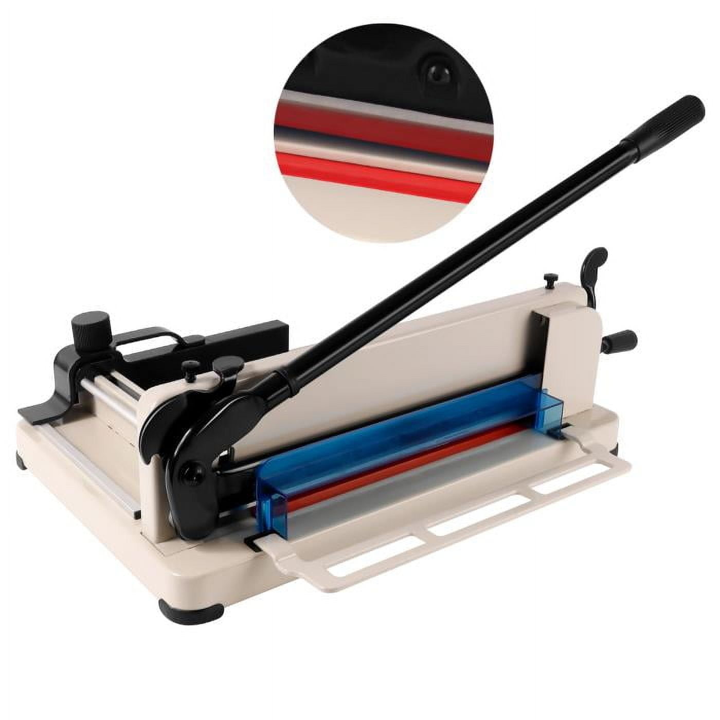 12" Paper Cutter,Steel Paper Trimmer, Extended 20.7-Inch Handle, Rust ...