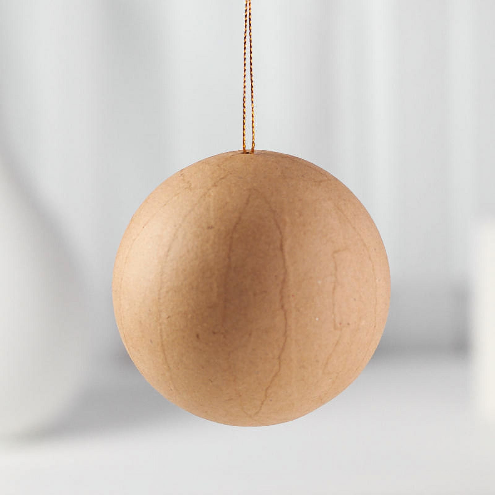 12 Paper Mache Ball Ornaments - Your Canvas for Creativity - Walmart.com