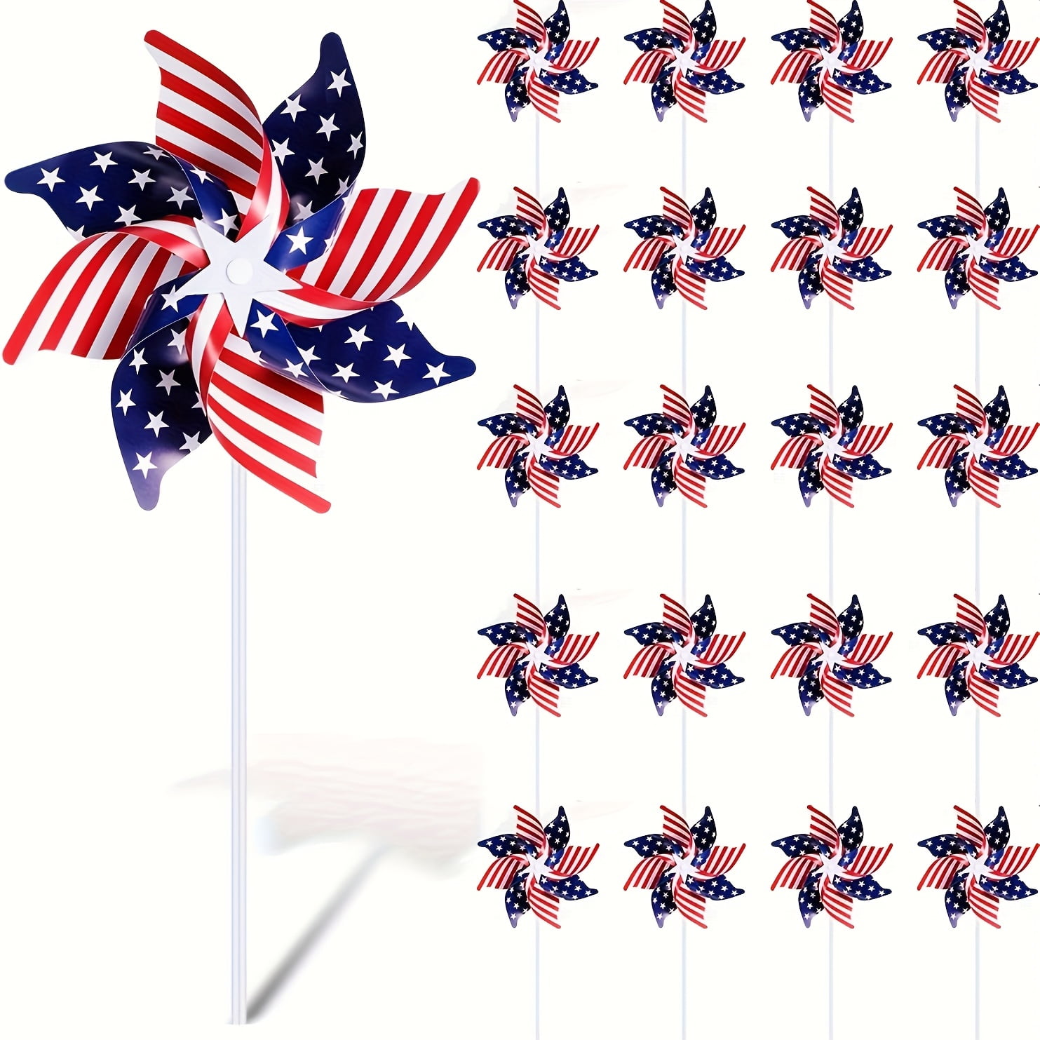 12 Patriotic Windmills for July 4Th Independence Day/Memorial Day ...