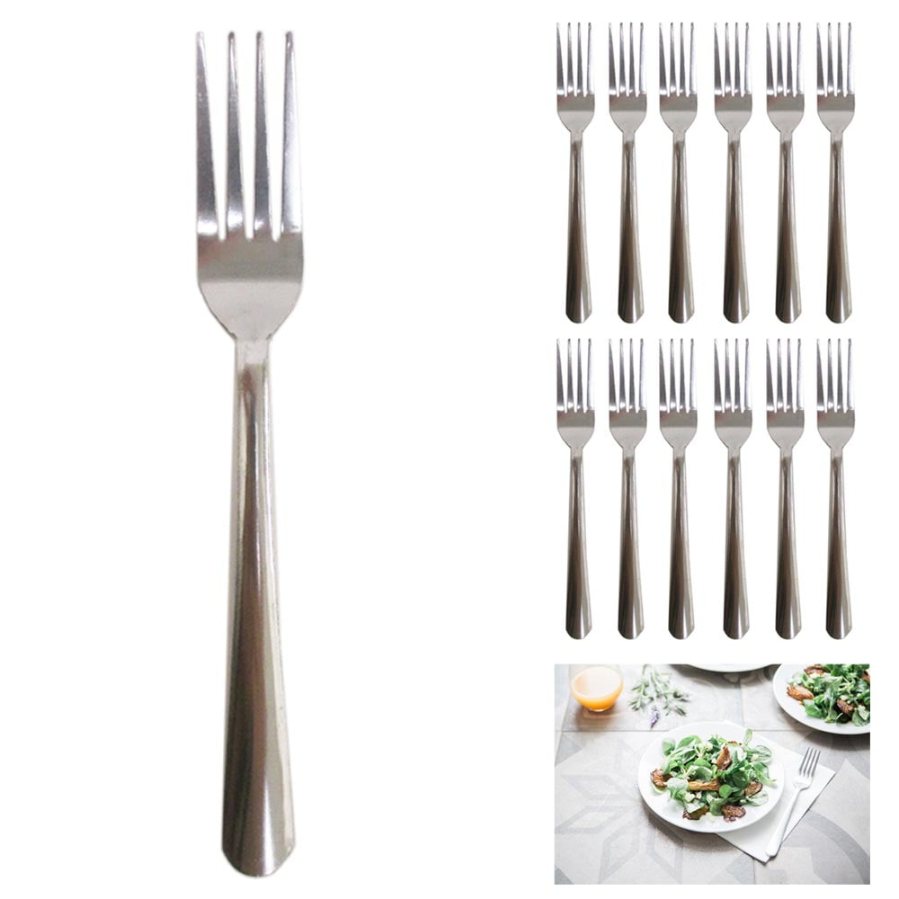 12 Pc Dinner Forks Set Stainless Steel Windsor Cutlery 7" 18/0 ...