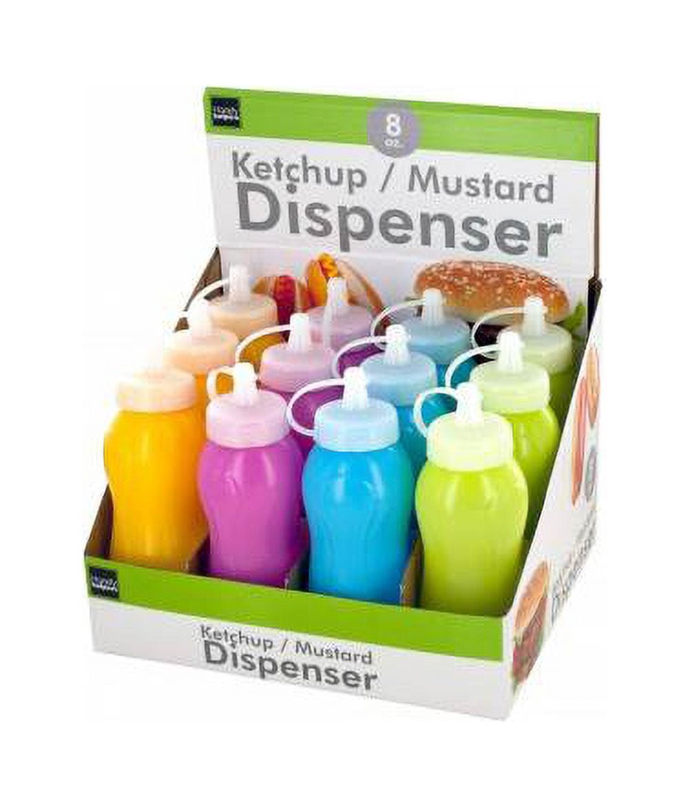 12-Pc Ketchup-Mustard Dispenser Countertop Display - Set of 24 ...