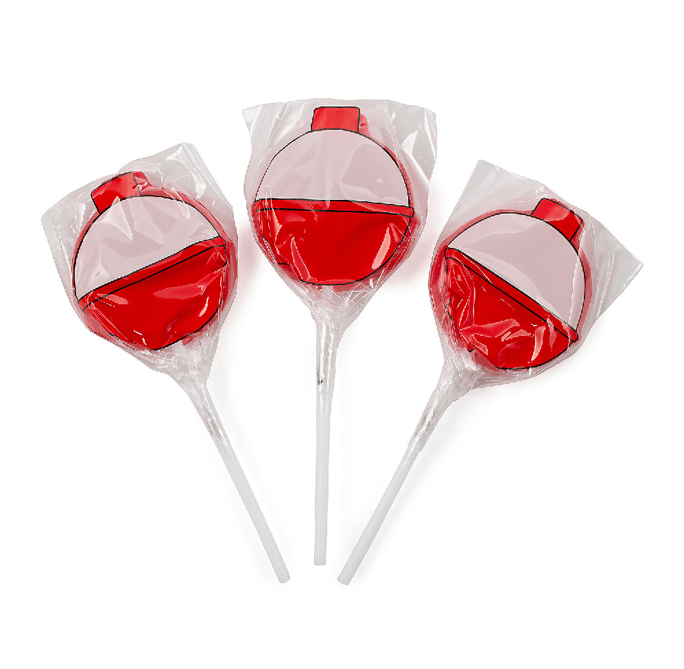 12 Pc. Little Fisherman Bobber Cherry-Flavored Lollipops, 2", Fishing ...