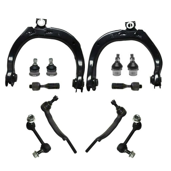 12 Pc New Suspension Control Arm Ball Joints Sway Bar Links + Inner ...