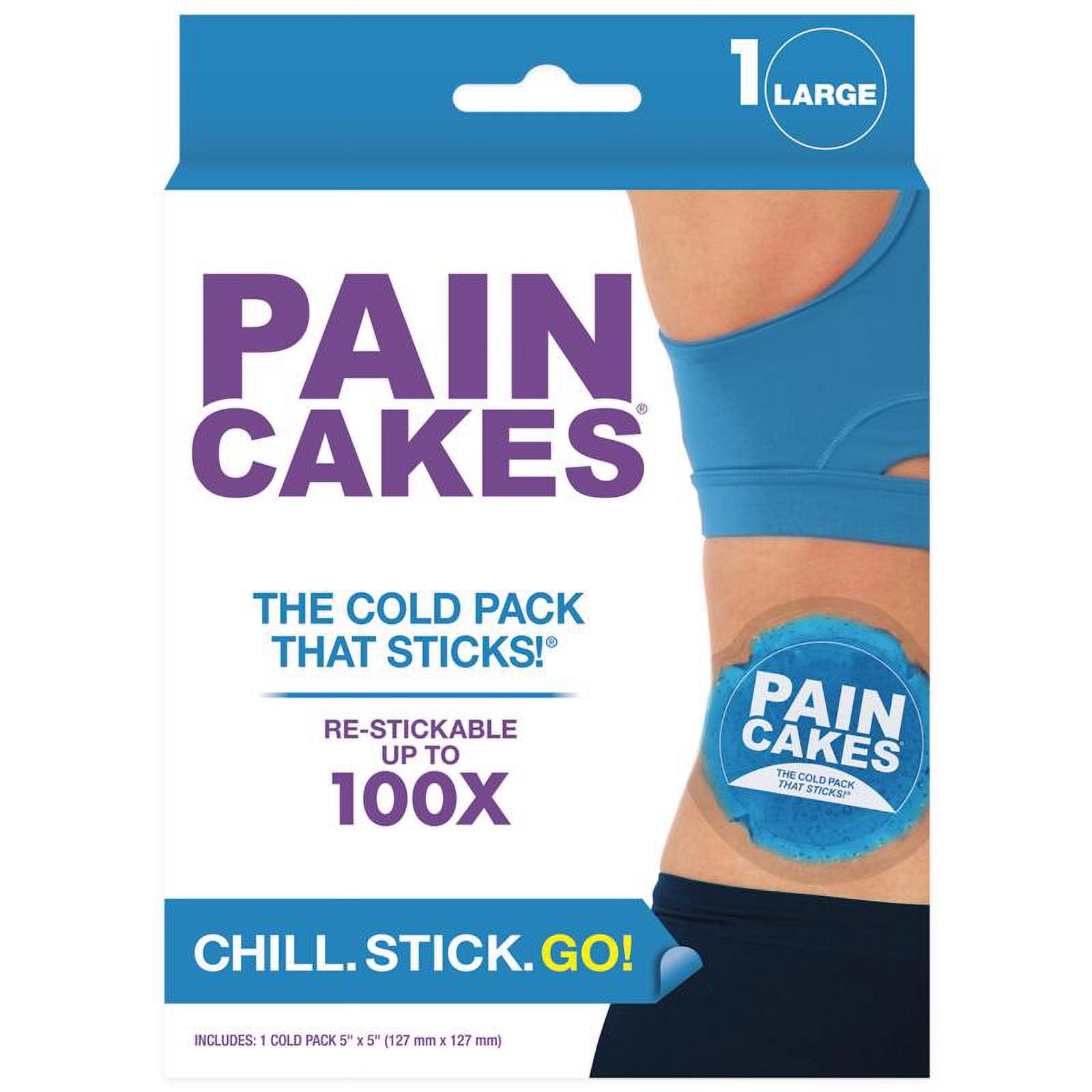 12 Pc, Paincakes 5 In. Blue Cold Pack - Walmart.com