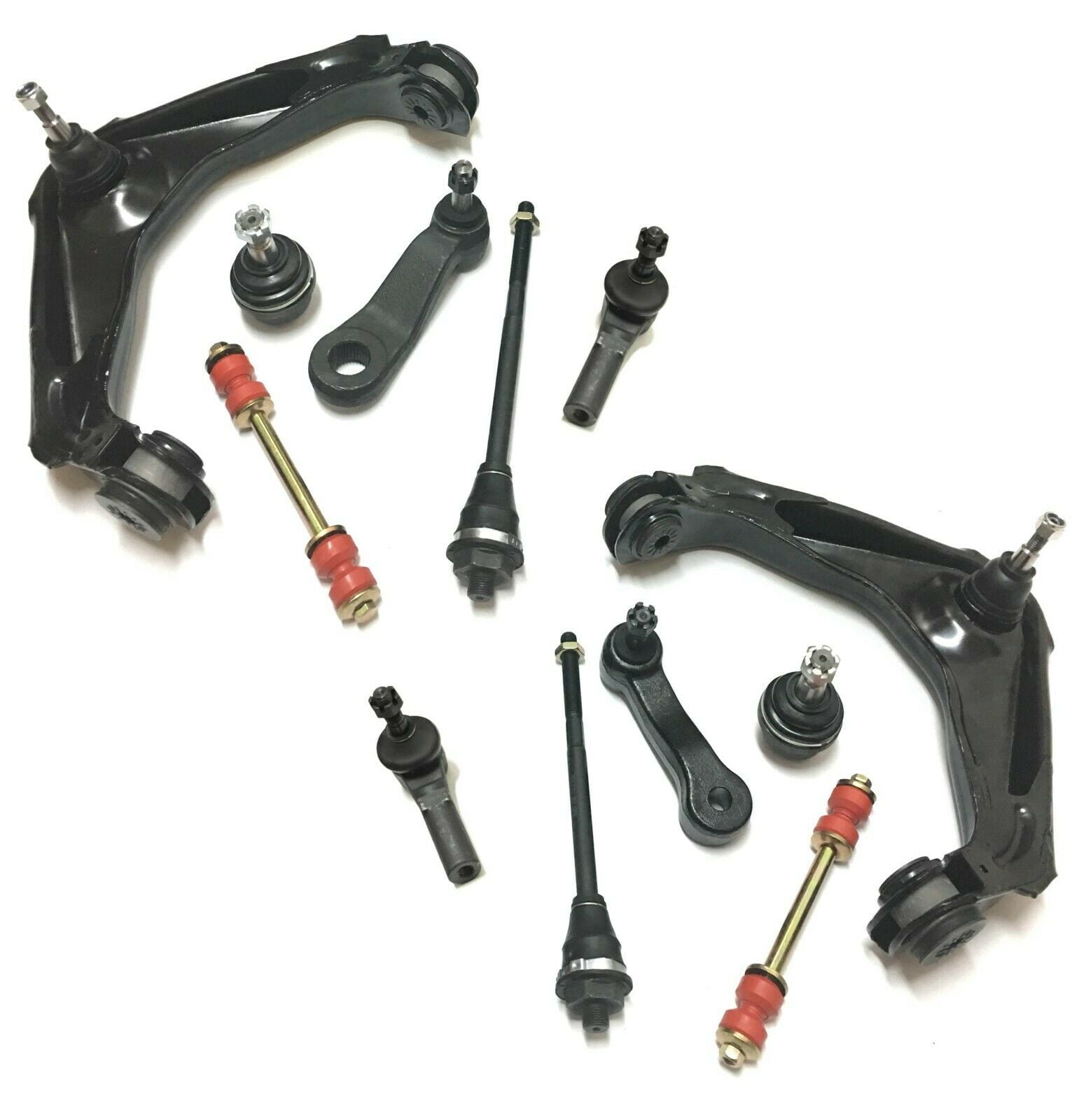 12 Pc Suspenion Kit Front Upper Control Arm and Ball Joint Assembly ...