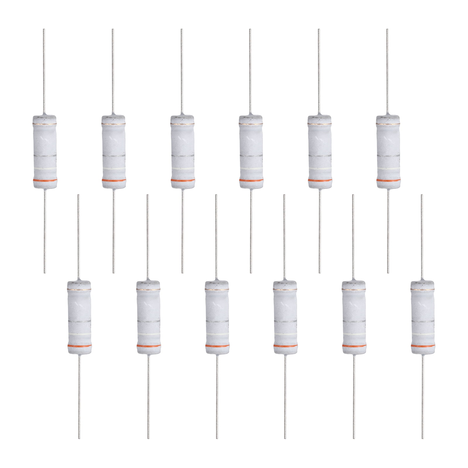 12 Pcs 0.39 ohm Resistor 5 Watt Metal Film Fixed Resistor for ...