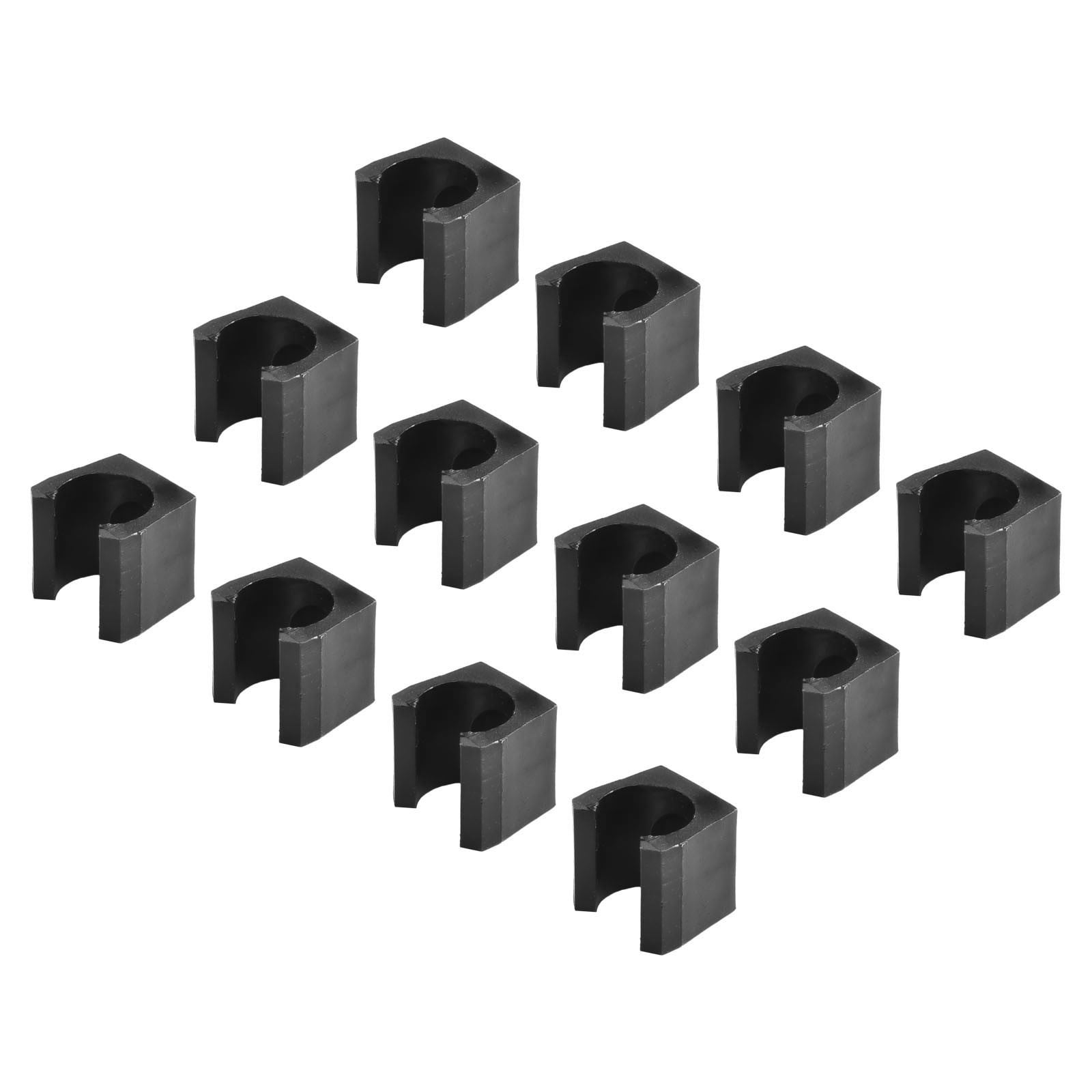 12 Pcs 1.9X1.8X1.8Cm Pool Cue Wall Mount Racks Fishing Rod Holders ...