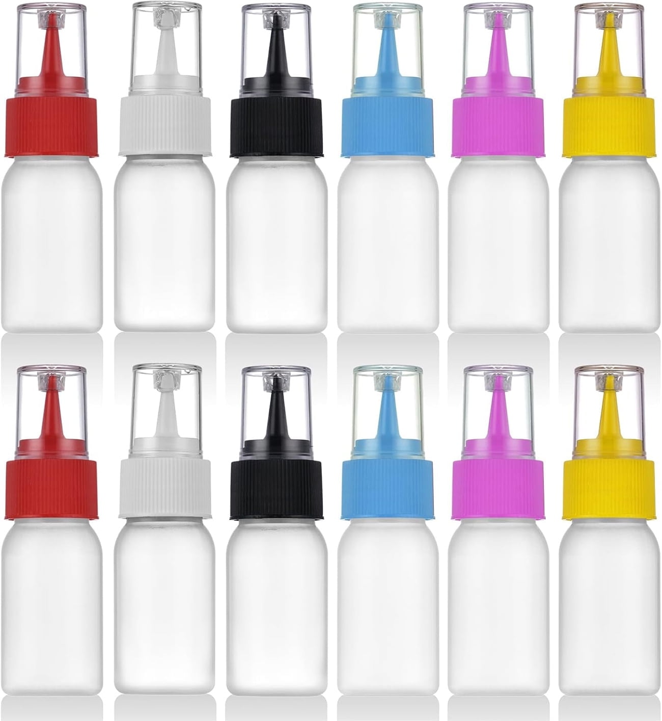 Happon, Cookie Icing Bottles, 12 Pcs 1 oz, Small Squeeze Bottles ...