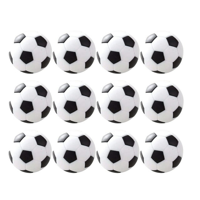 12 Pcs 3.1CM Classic Mini Football Toy Table Soccer Footballs ...