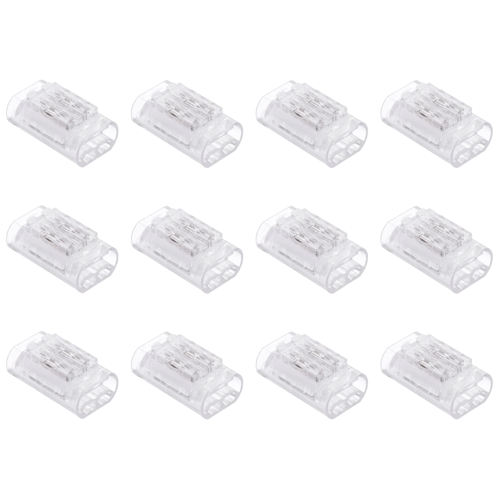 12 Pcs 4 Pin Wire Connectors 22-20 AWG No Strip Insulation Piercing ...