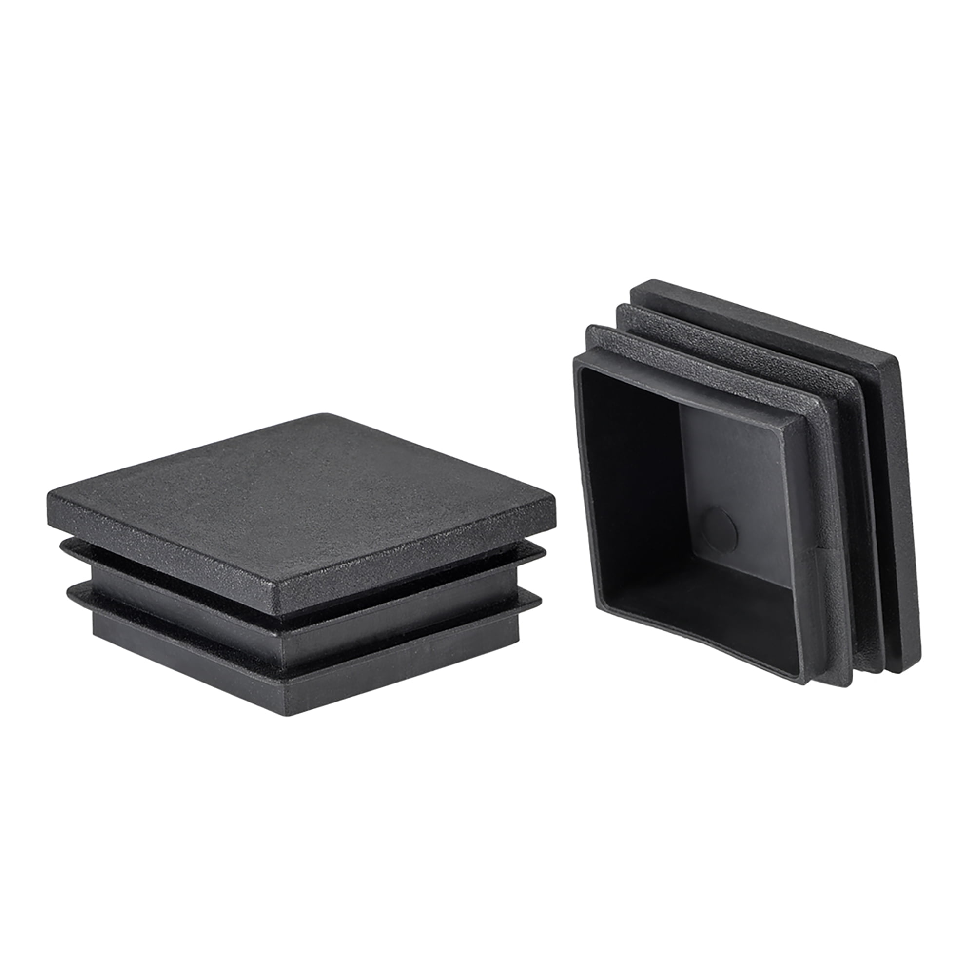 12 Pcs 40mmx40mm(1.6inch) Plastic Tubing Plug Square Post End Caps for ...