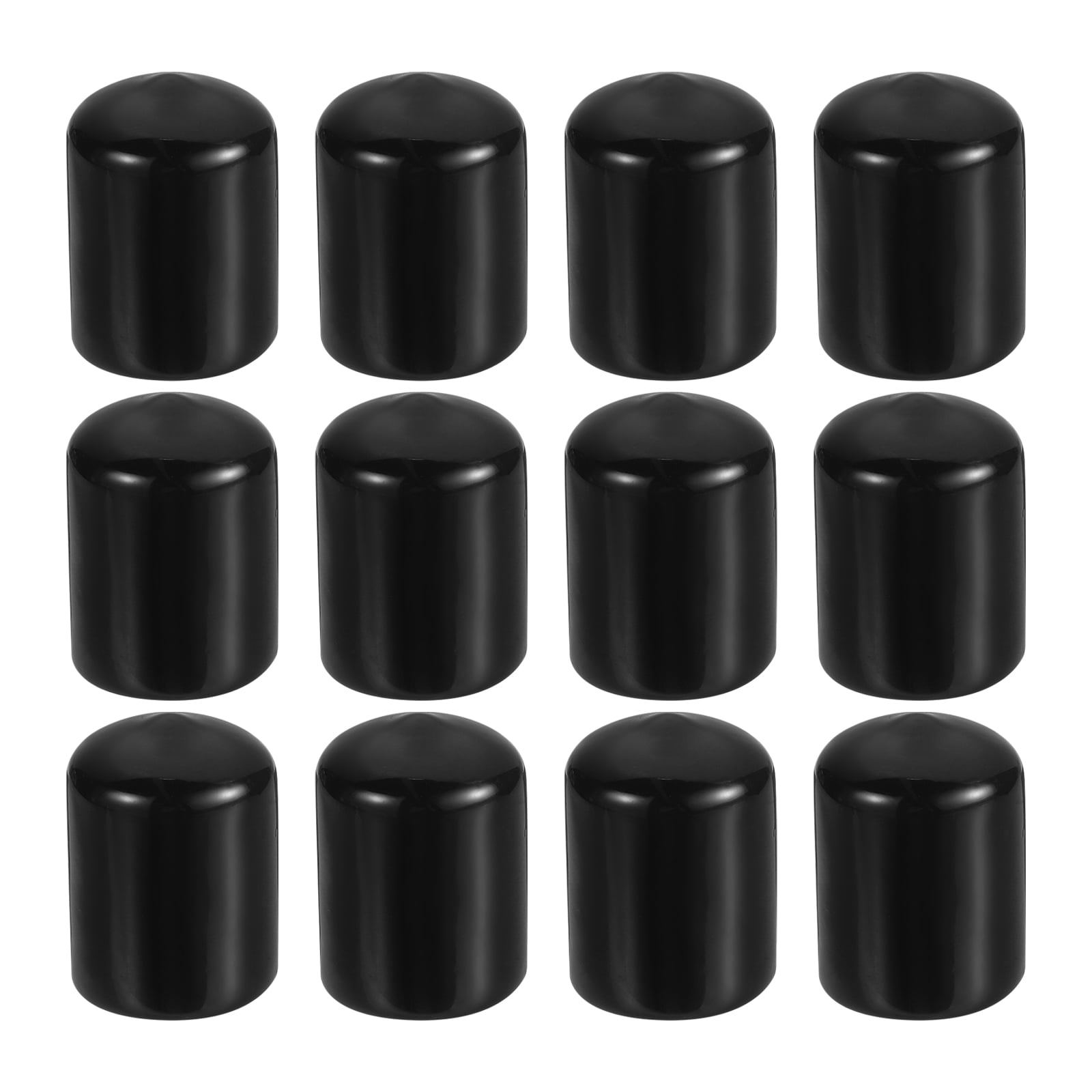 Uxcell Round Rubber End Caps Flexible Rubber Screw Covers for Metal ...