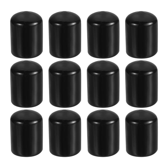 Uxcell Round Rubber End Caps Flexible Rubber Screw Covers for Metal ...