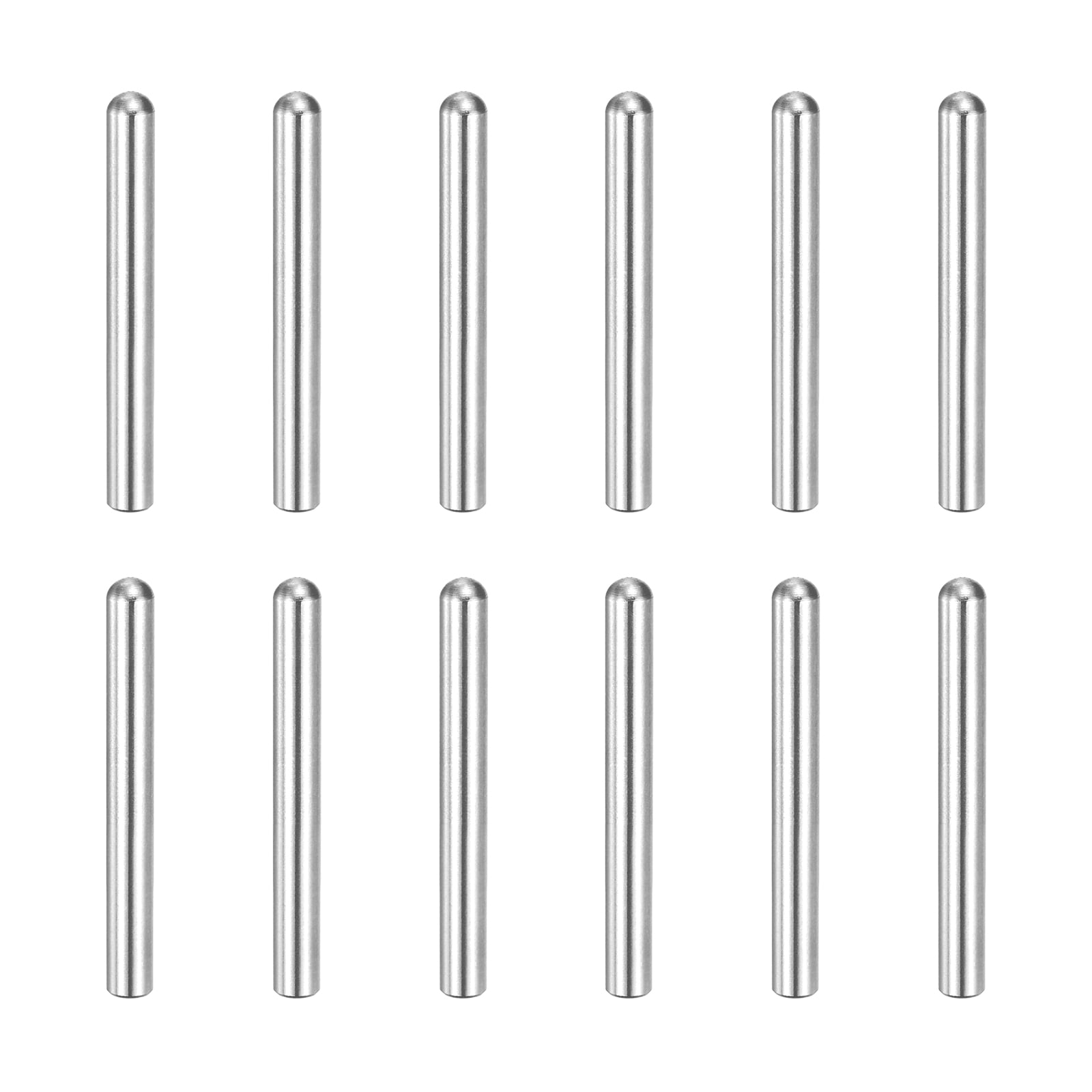 12 Pcs 5x45 mm 304 Stainless Steel Dowel Pins, Round Head Flat ...