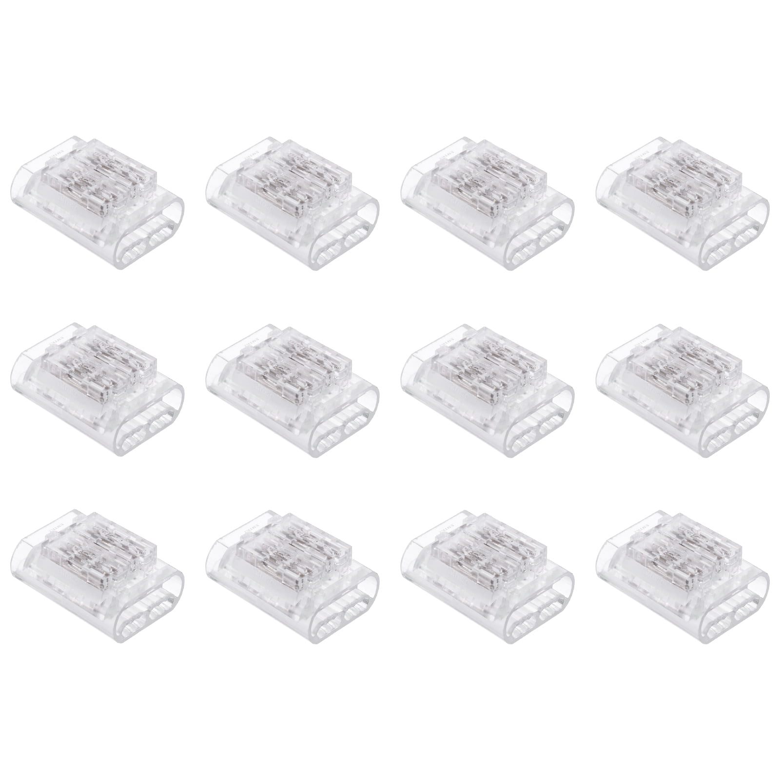 12 Pcs 6 Pin Wire Connectors 22-20 AWG No Strip Insulation Piercing ...