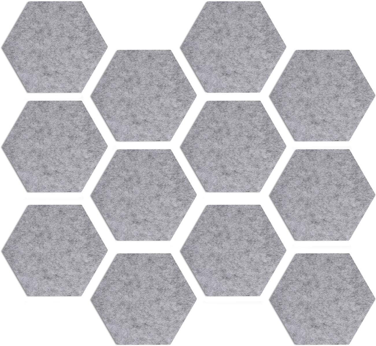 12 Pcs Acoustic Panels, Hexagons Soundproof Wall Panels, Hexagon Felt ...