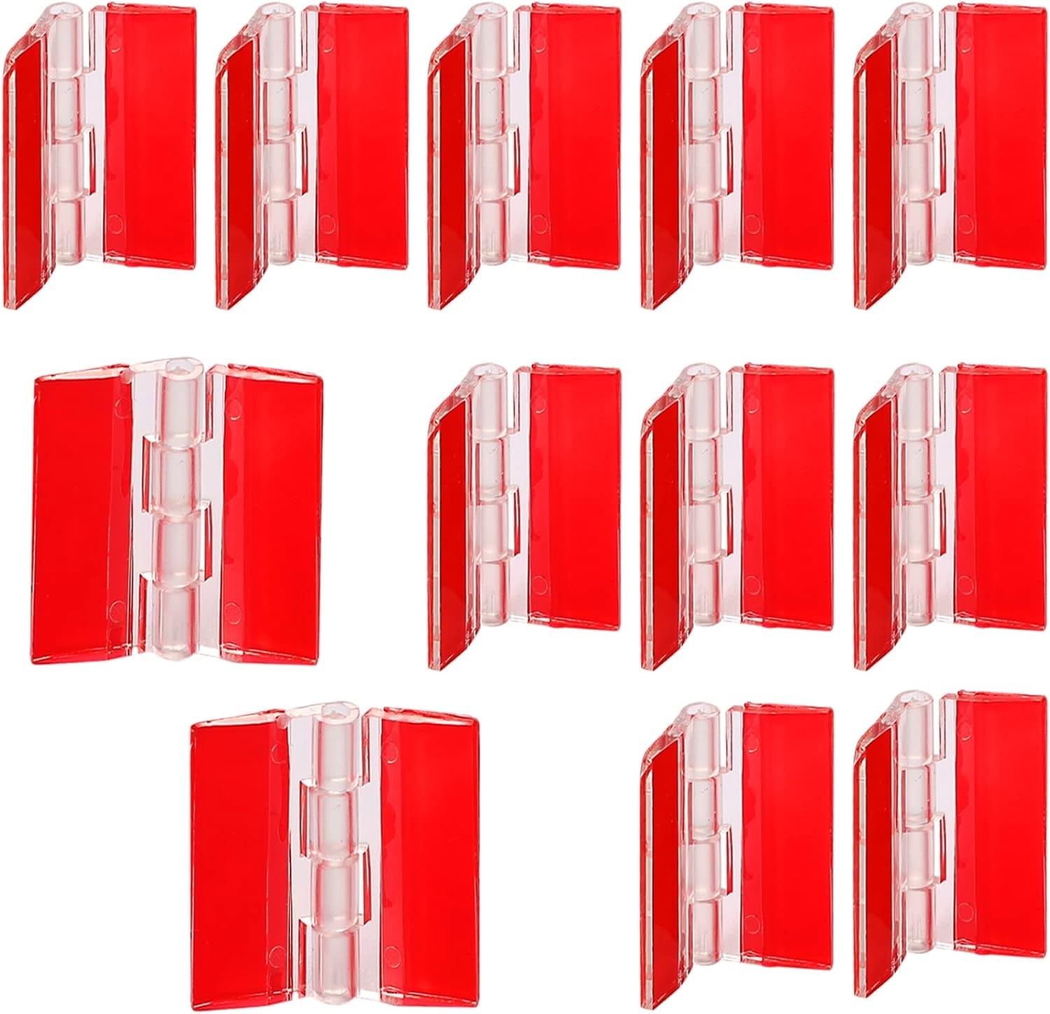 12 Pcs Acrylic Hinge Clear Acrylic Mini Hinge Transparent Plastic ...