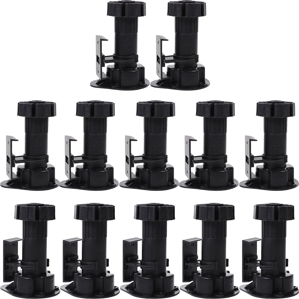 12 Pcs Adjust Cabinet Legs Adjuster Furniture Levelers Tables Chairs ...