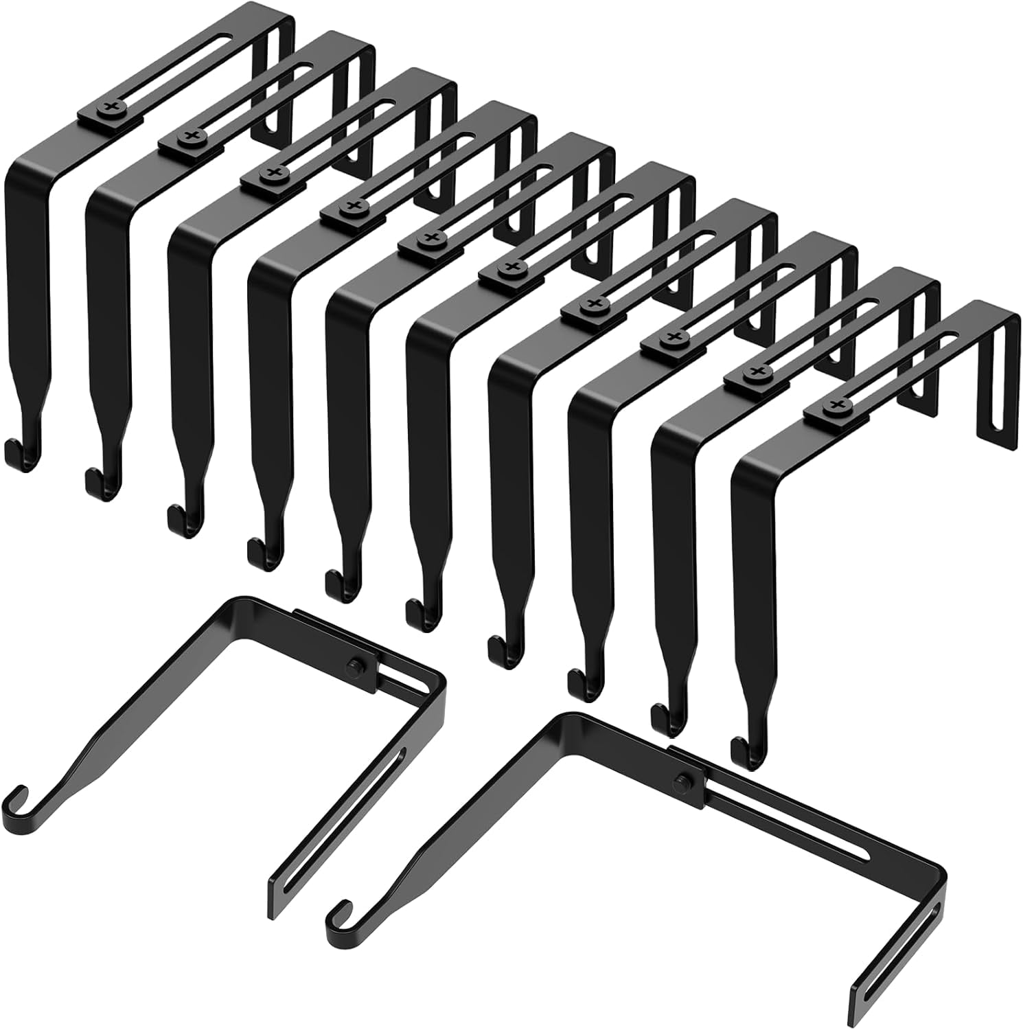 12 Pcs Adjustable Cubicle Hangers Cubicle Wall Hooks - Universal ...