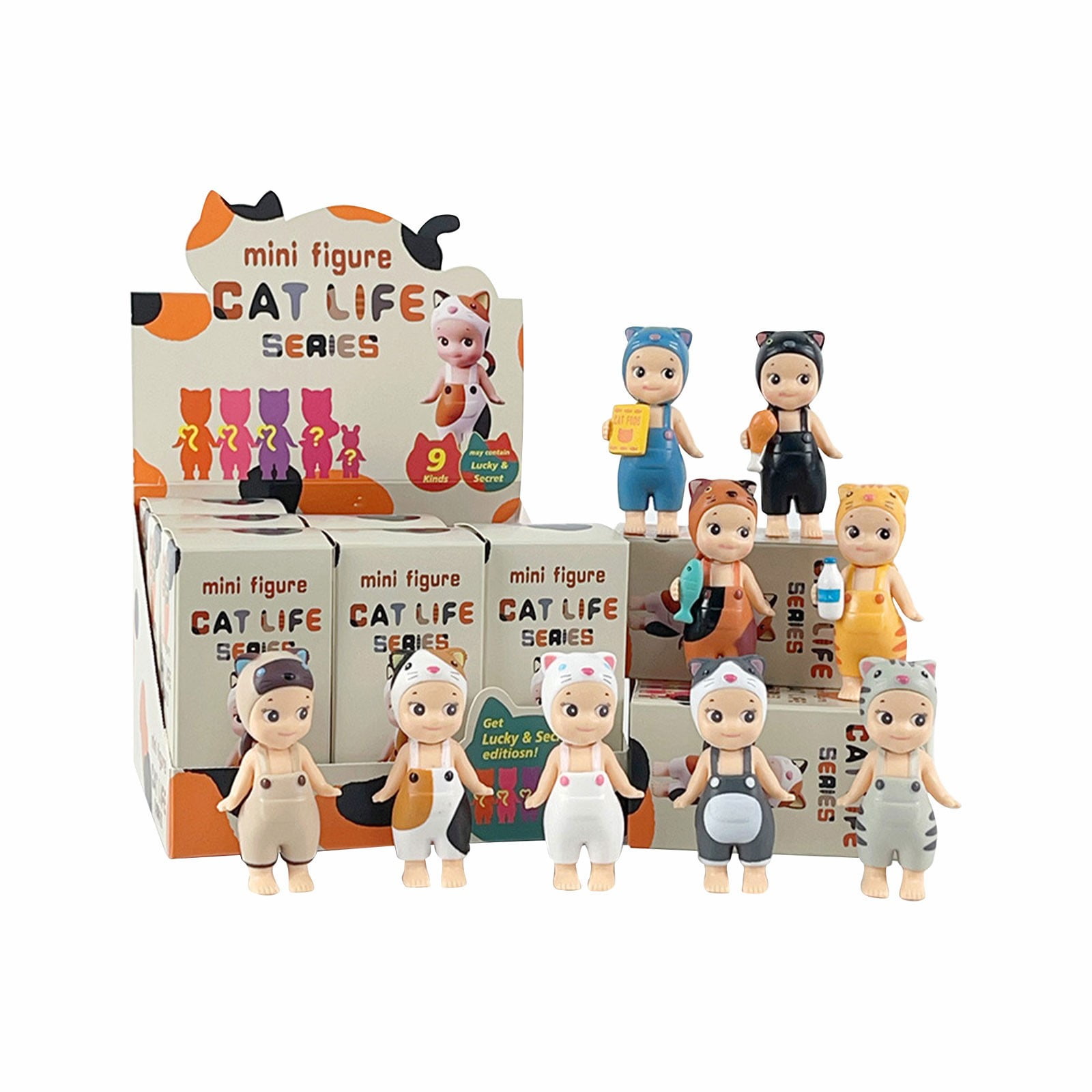 12 Pcs Angel 1 Figure Marine Series Reveal The Mystical Realm Of Winged ...