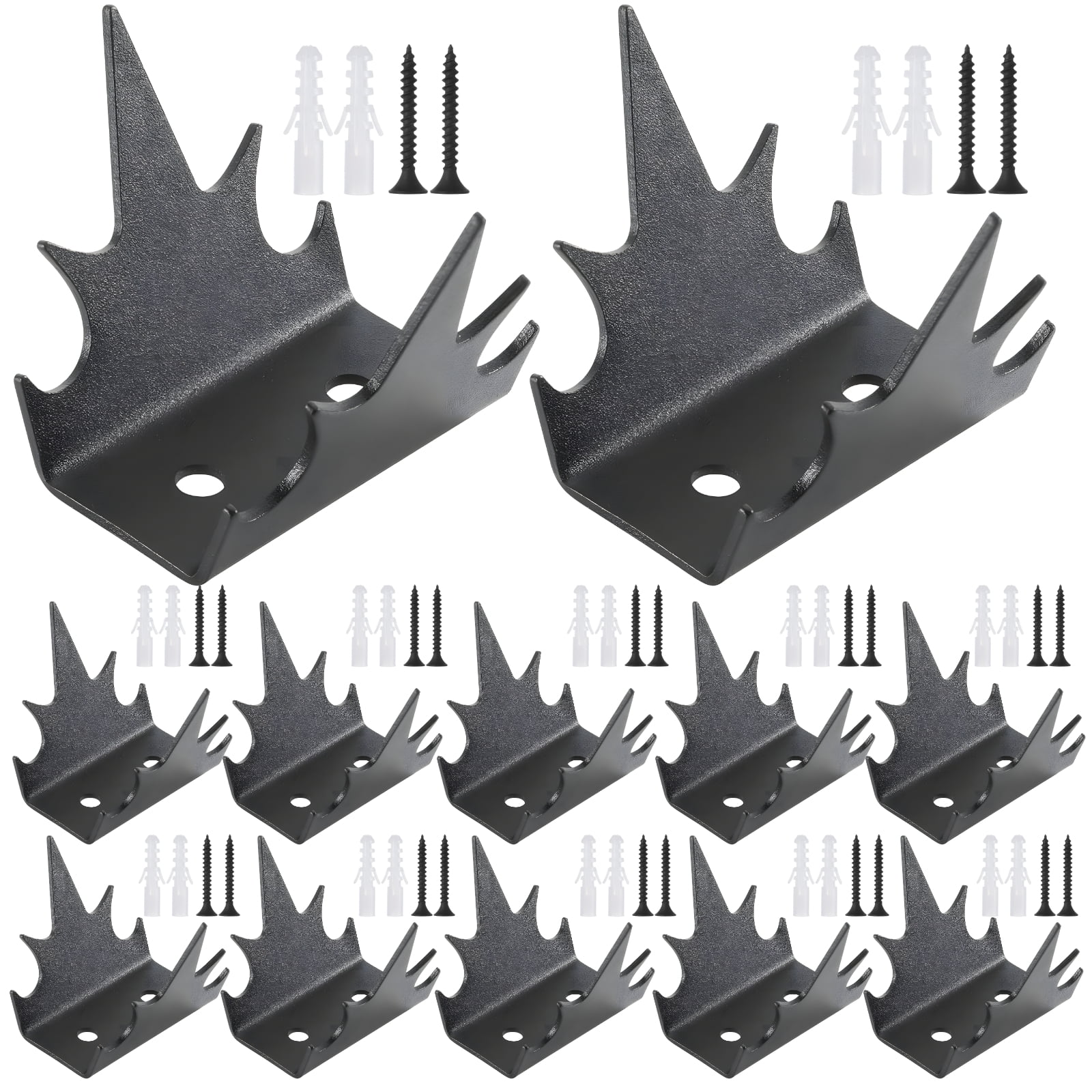 12 Pcs Anti-Climb Spikes, Metal Fence Spikes for Security, Deterrent ...