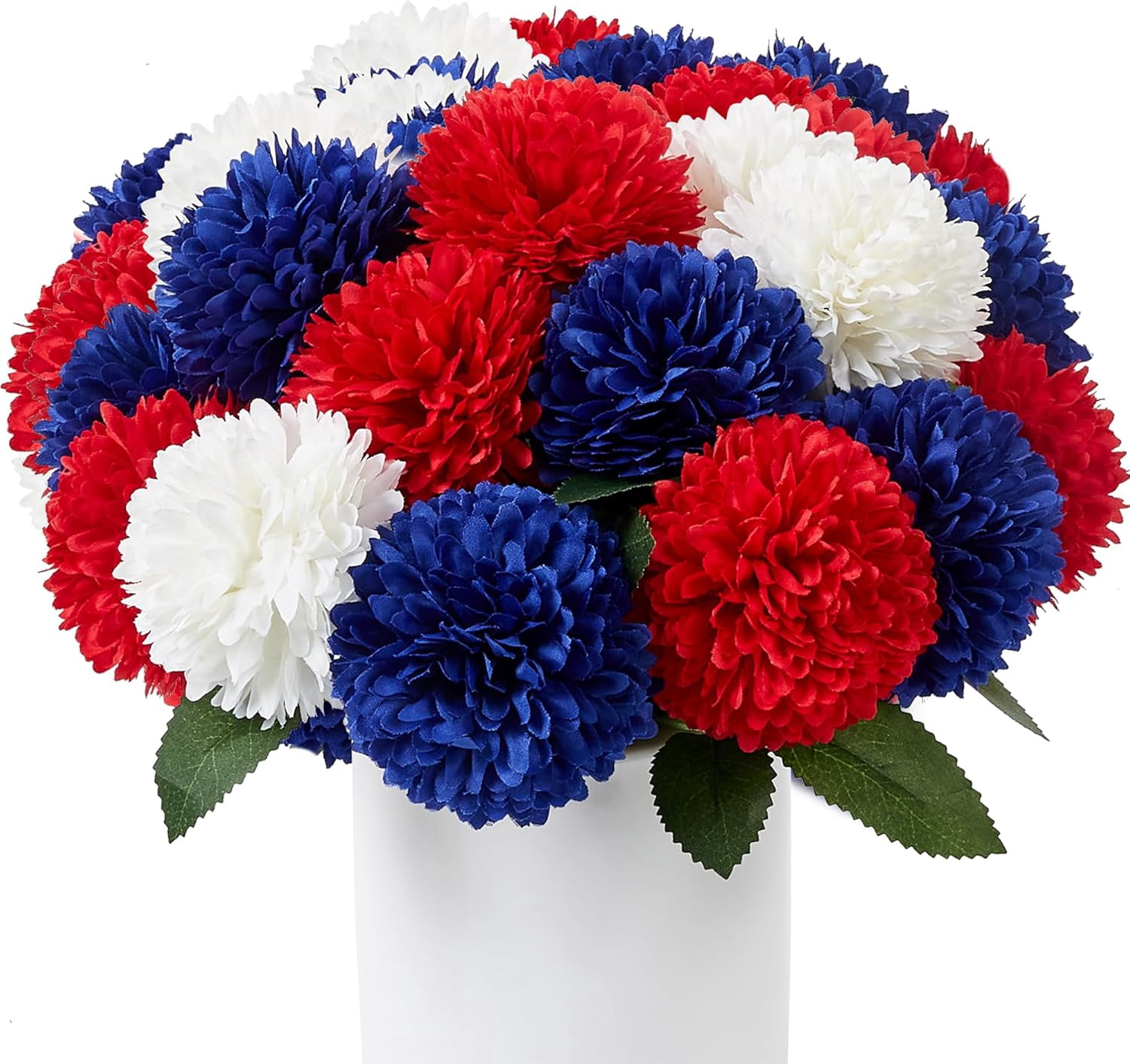 12 Pcs Artificial Chrysanthemums Flowers Ball Flower Fake Mums Silk for ...