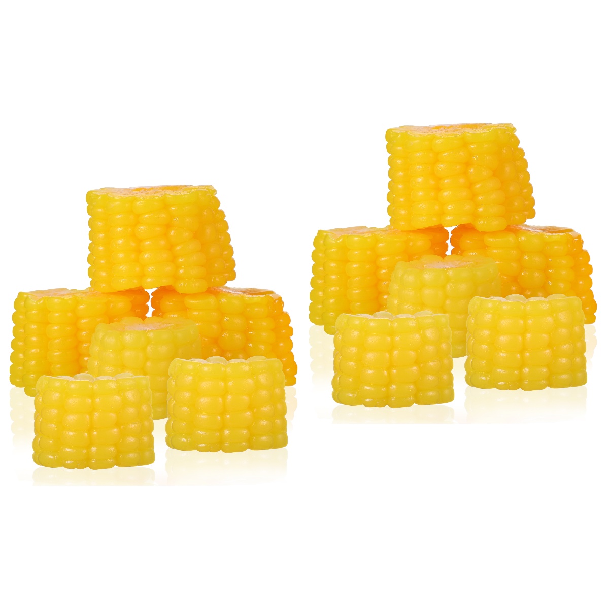 12 Pcs Artificial Corn Slice Toys Models Photo Props Food Sample ...