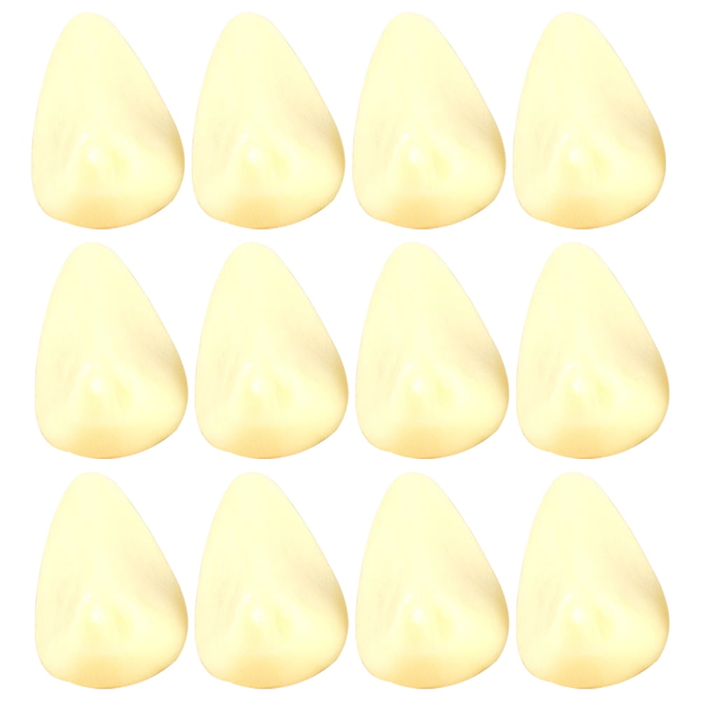 Eease 12pcs Fake Garlic Cloves Artificial Vegetable Model Fake Garlic ...