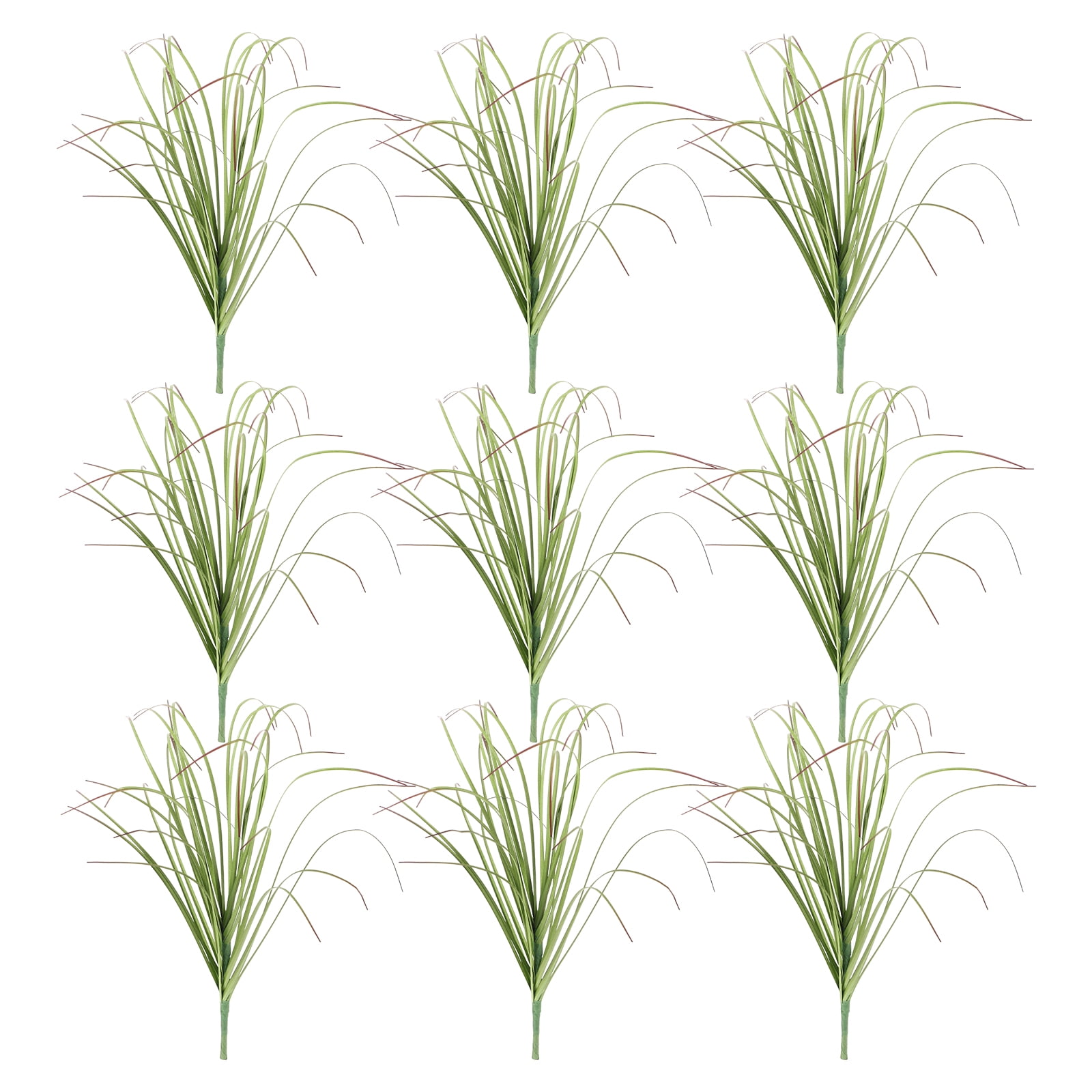 12 Pcs Artificial Shrub Plants Simulation Grass Ornament Grasss Fake ...