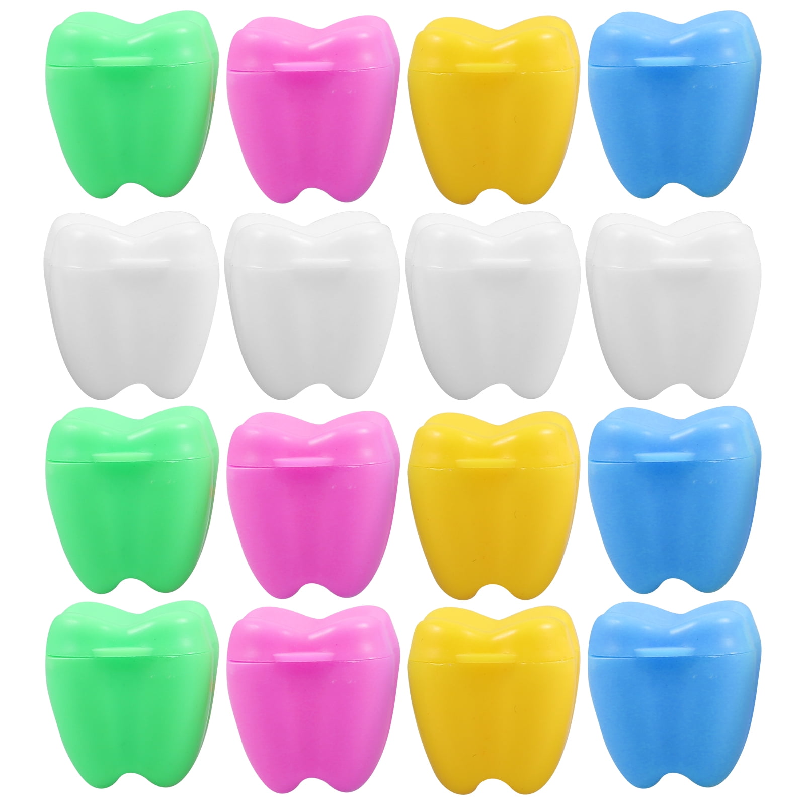 12 Pcs Baby Teeth Storage Box The Gift Tooth Keepsake Container Case ...