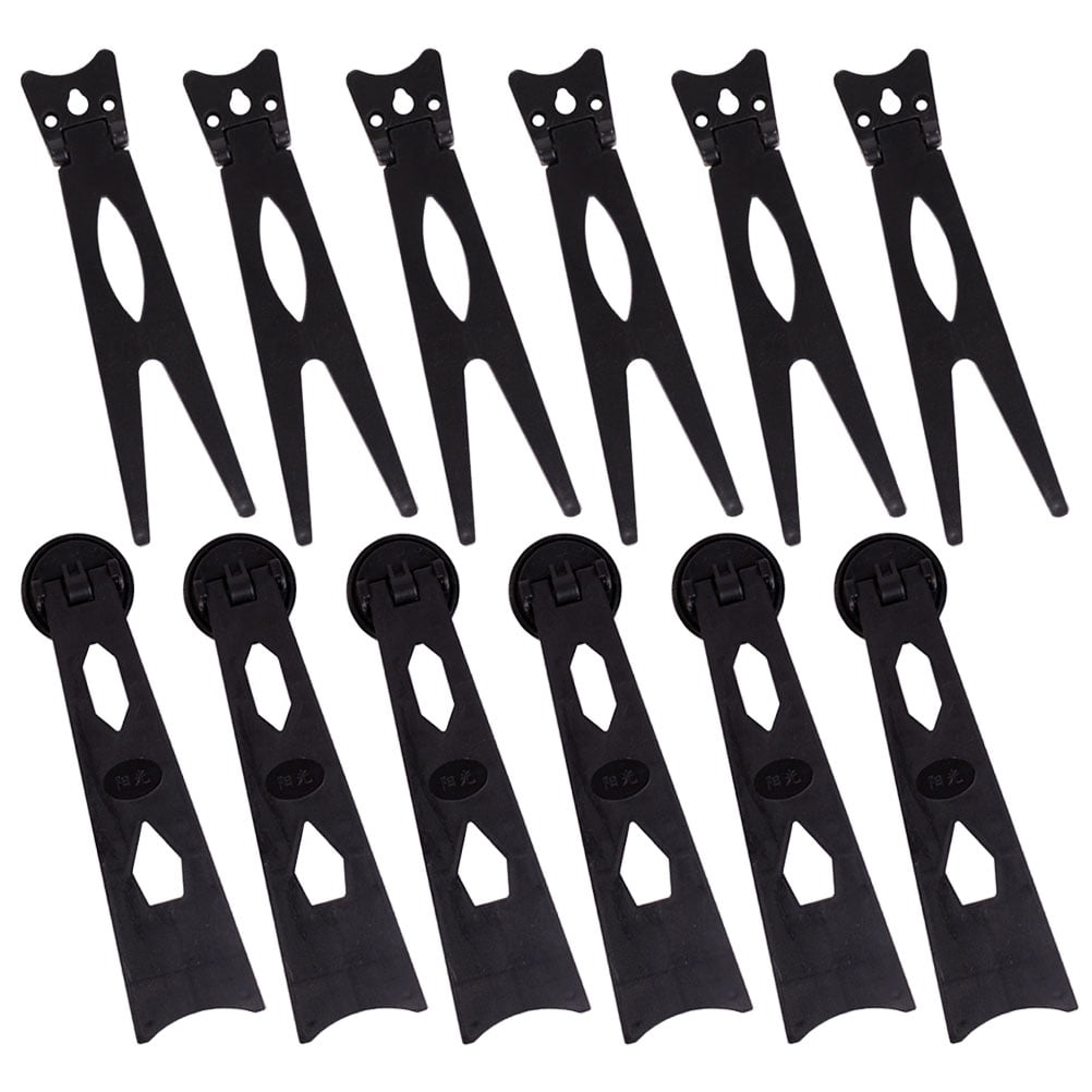 12 Pcs Picture Frame Back Bracket Easel Support for Photo Backing Black ...