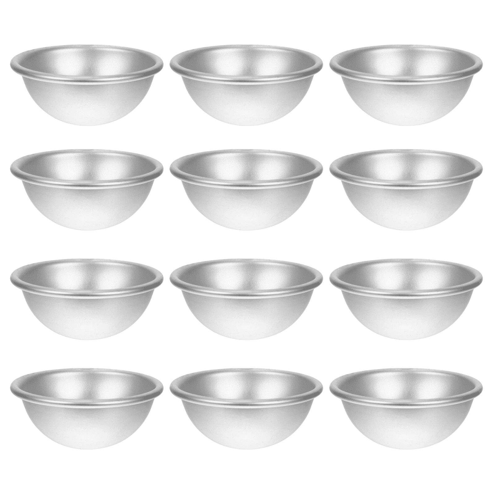 12 Pcs Bath Salt Molds Stuff Body Wash Ball Making Aluminum Alloy DIY ...