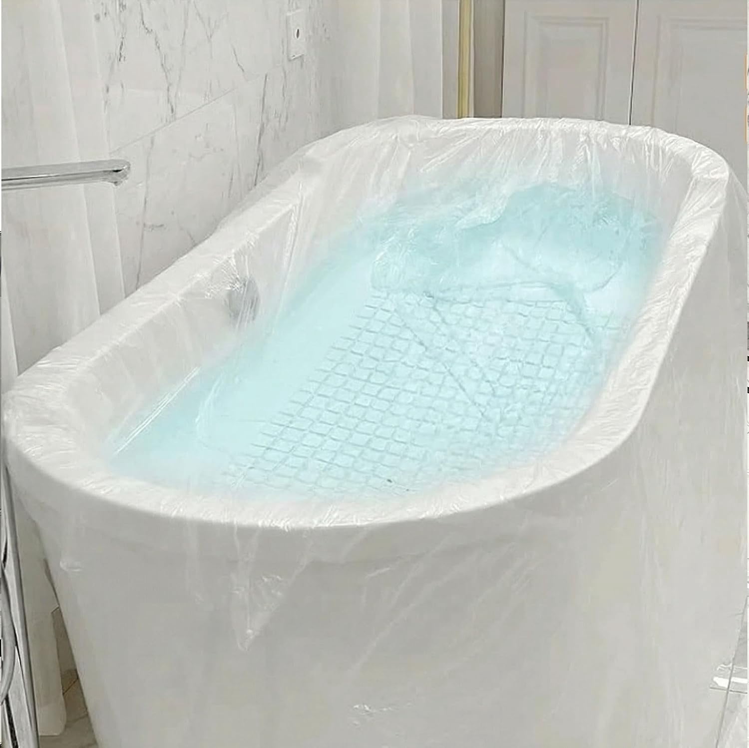 12 Pcs Bathtub Cover, Individual Pack Bath tub Liner Large (102x47 ...