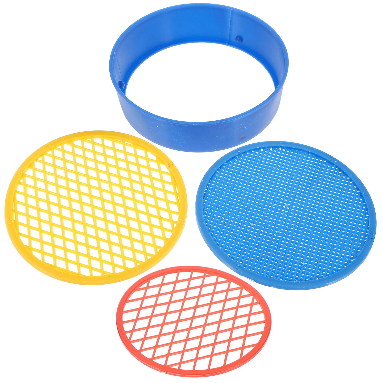 12 Pcs Beach Sieve Toy Baby Toys Colorful Sand Sieves Essentials Sifter ...