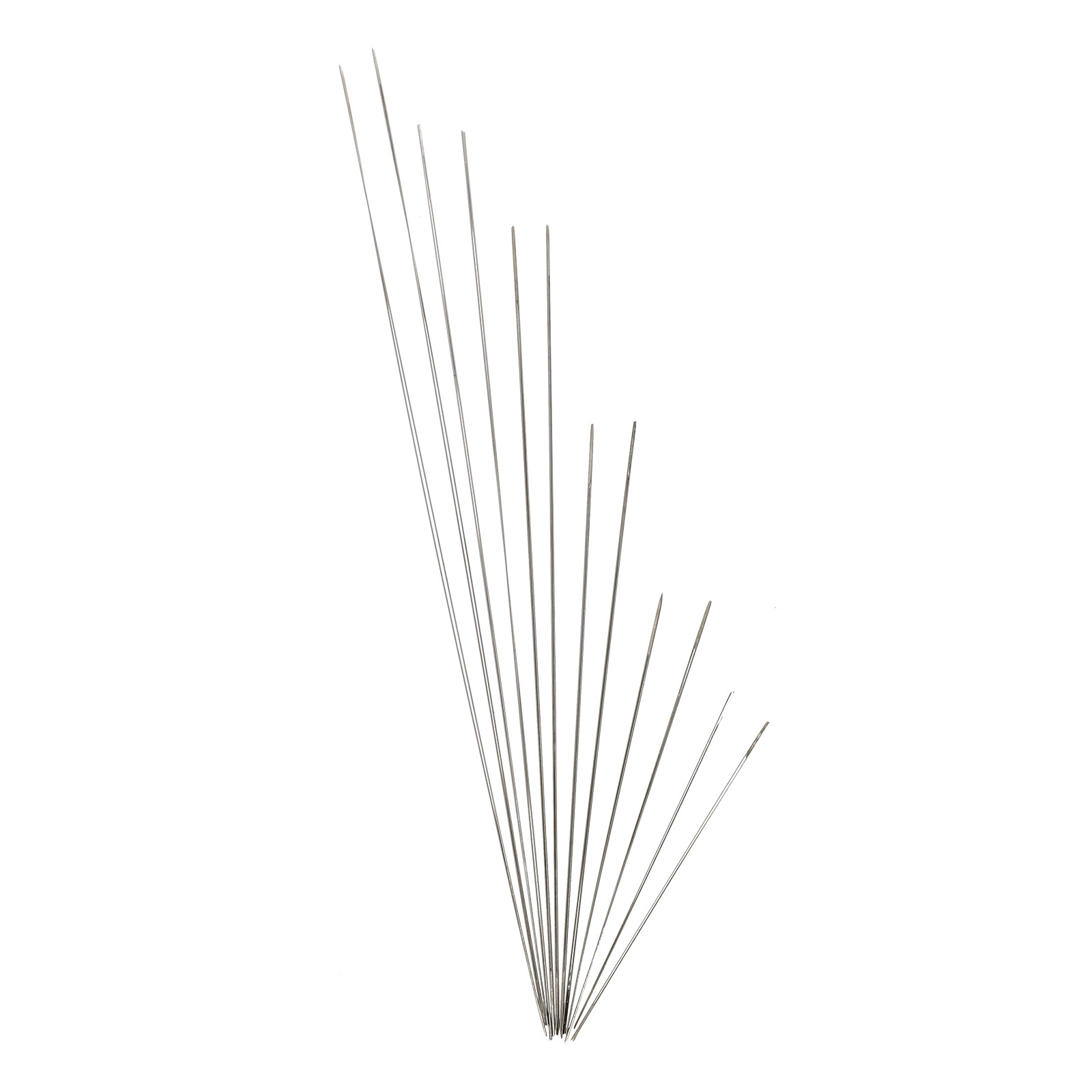 12 Pcs Bead Needle Collapsible Eye Needles for Beading Silver - Walmart.com