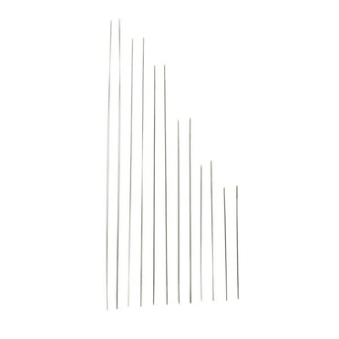 Twisted Wire Beading Needles 20/pkg, 5 Each of #6, #8, #10, #12 ...