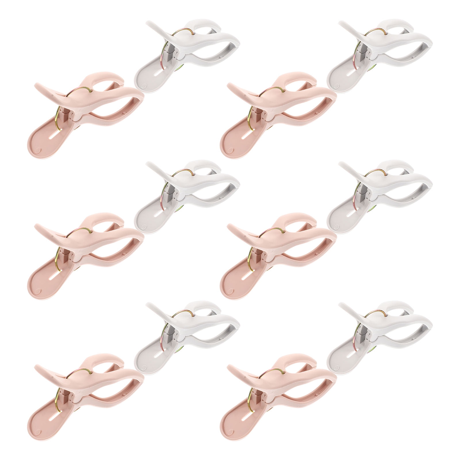 12 Pcs Big Clip for Drying Quilt Towels Strong Force Plastic Laundry ...