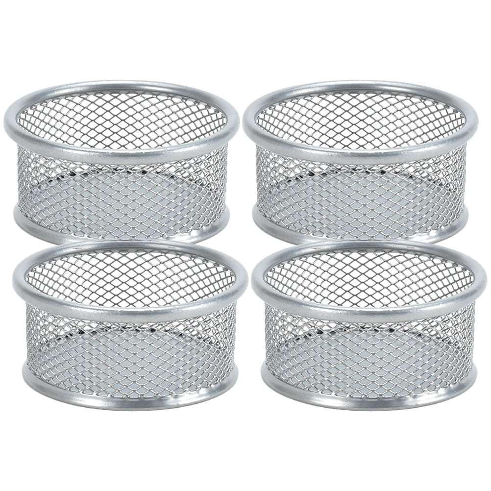 WYN 12 Pcs Paper Clip Holders Desktop Paperclip Containers Desk Storage ...