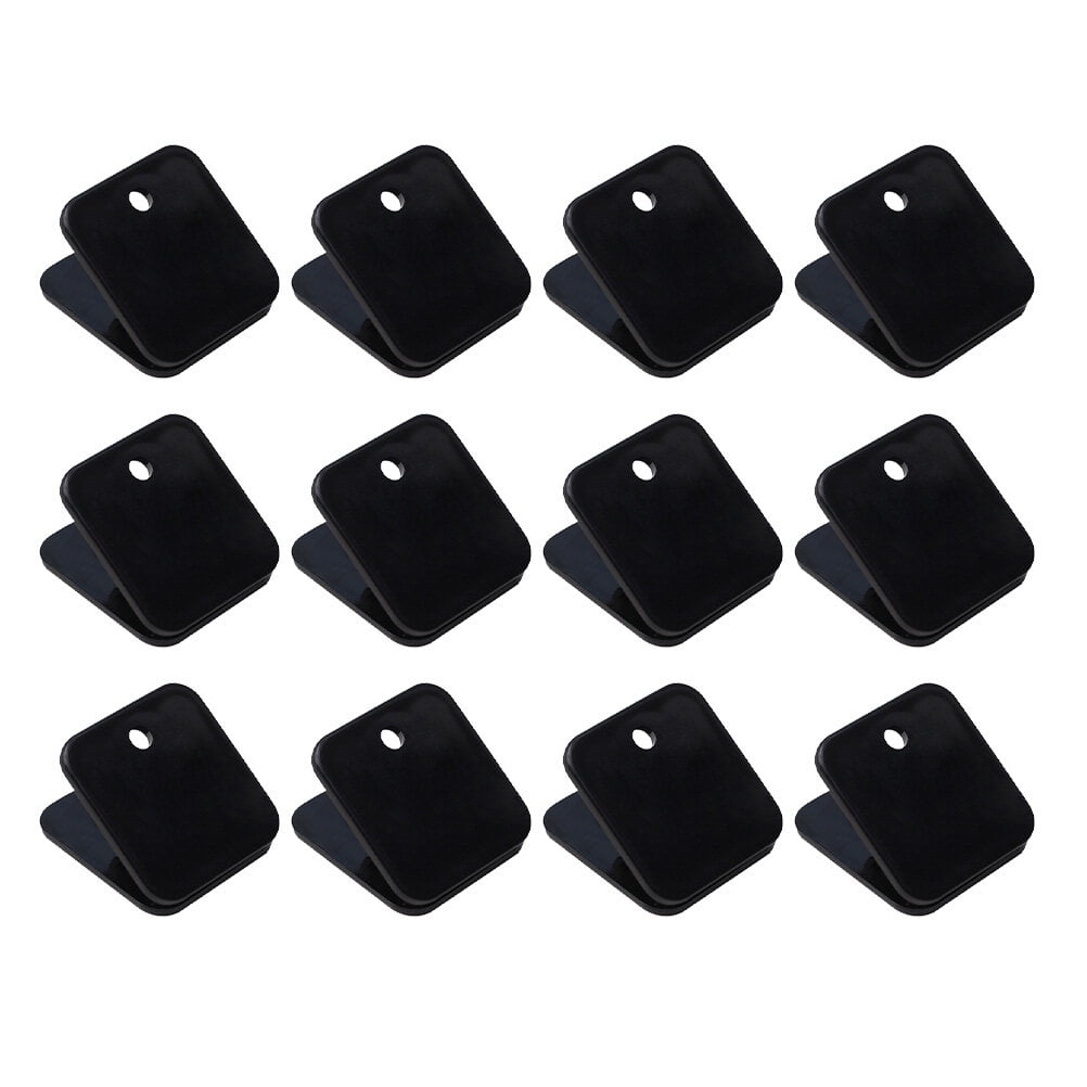 12 Pcs Binder Clips Office Binders File Clip Square Folder Binder ...