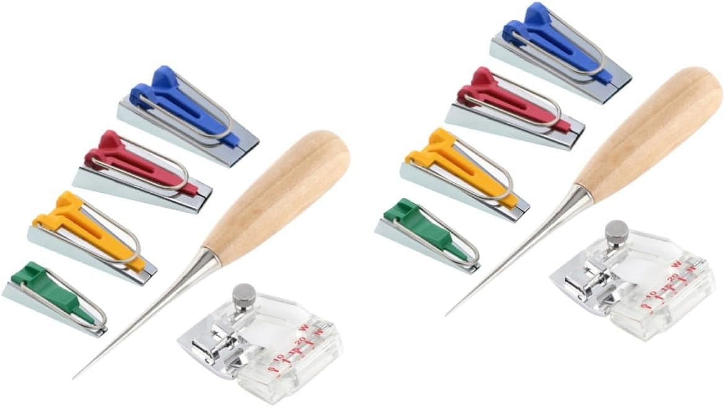 12 Pcs Binding Tape Maker Bias Binding Tool Binder Folder Multifunction ...