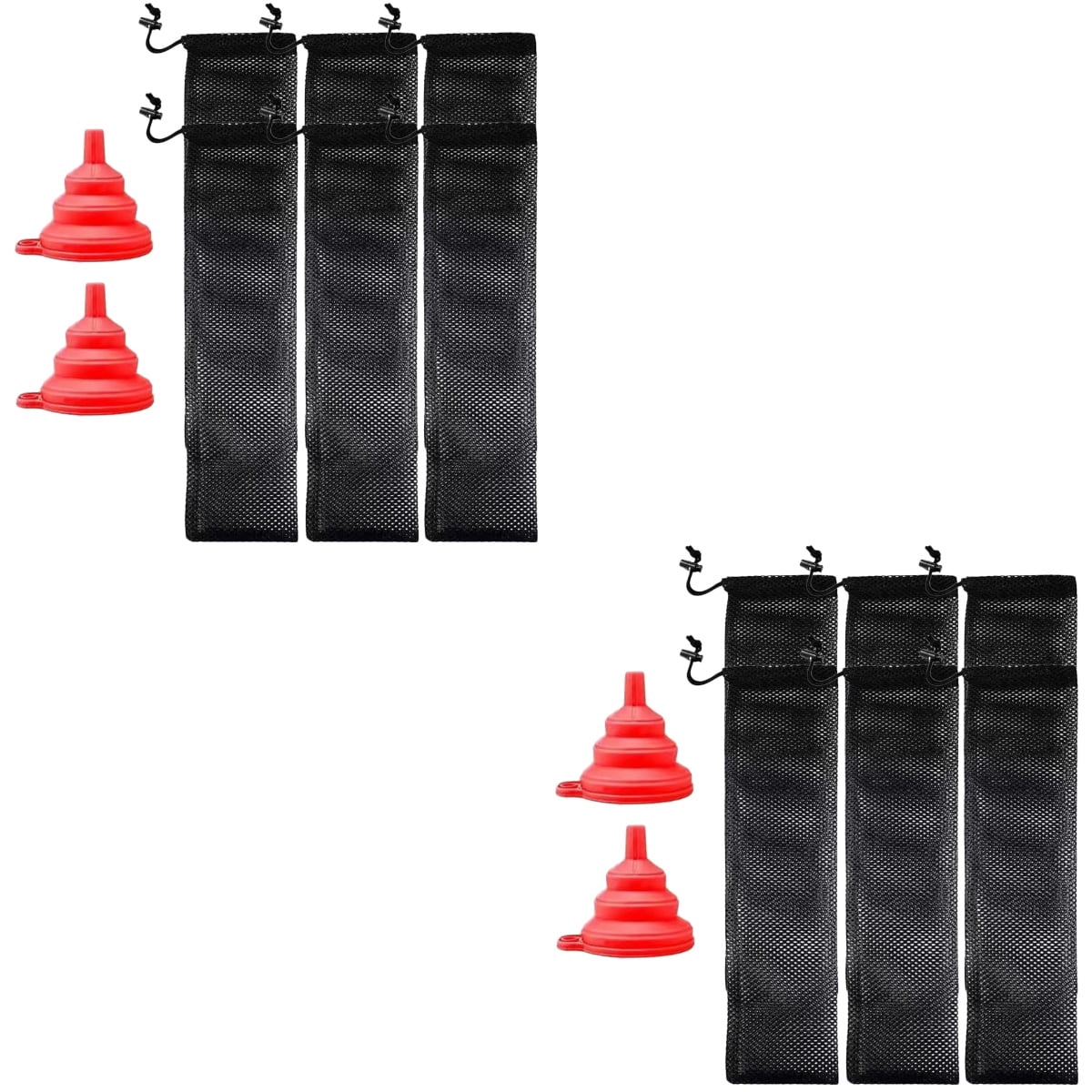 12 Pcs Bird Feeders Hanging Fodder Mesh Bag Food Net Long Pp - Walmart.com