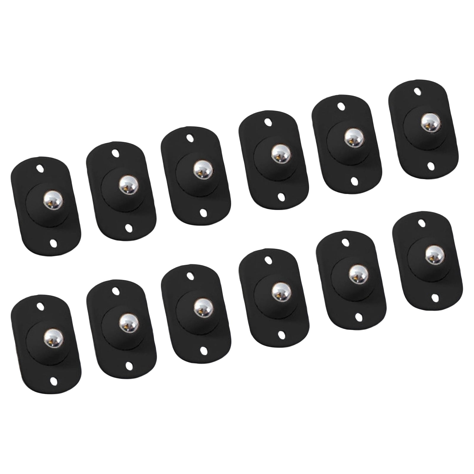 12 Pcs Black Appliance Rollers,Small Appliance Slider, Self Adhesive ...