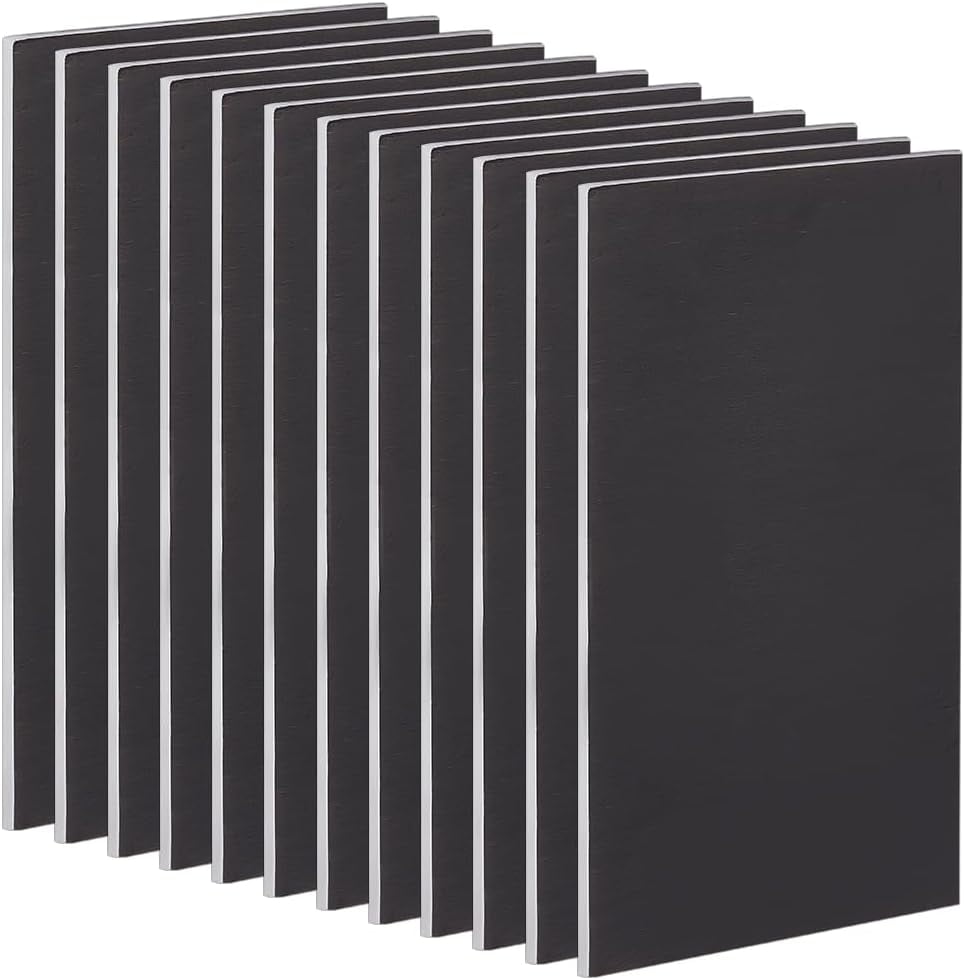 12 Pcs Black Foam Board 3.9x7.9 Inch Foam Core Board for Crafts 1/5 ...