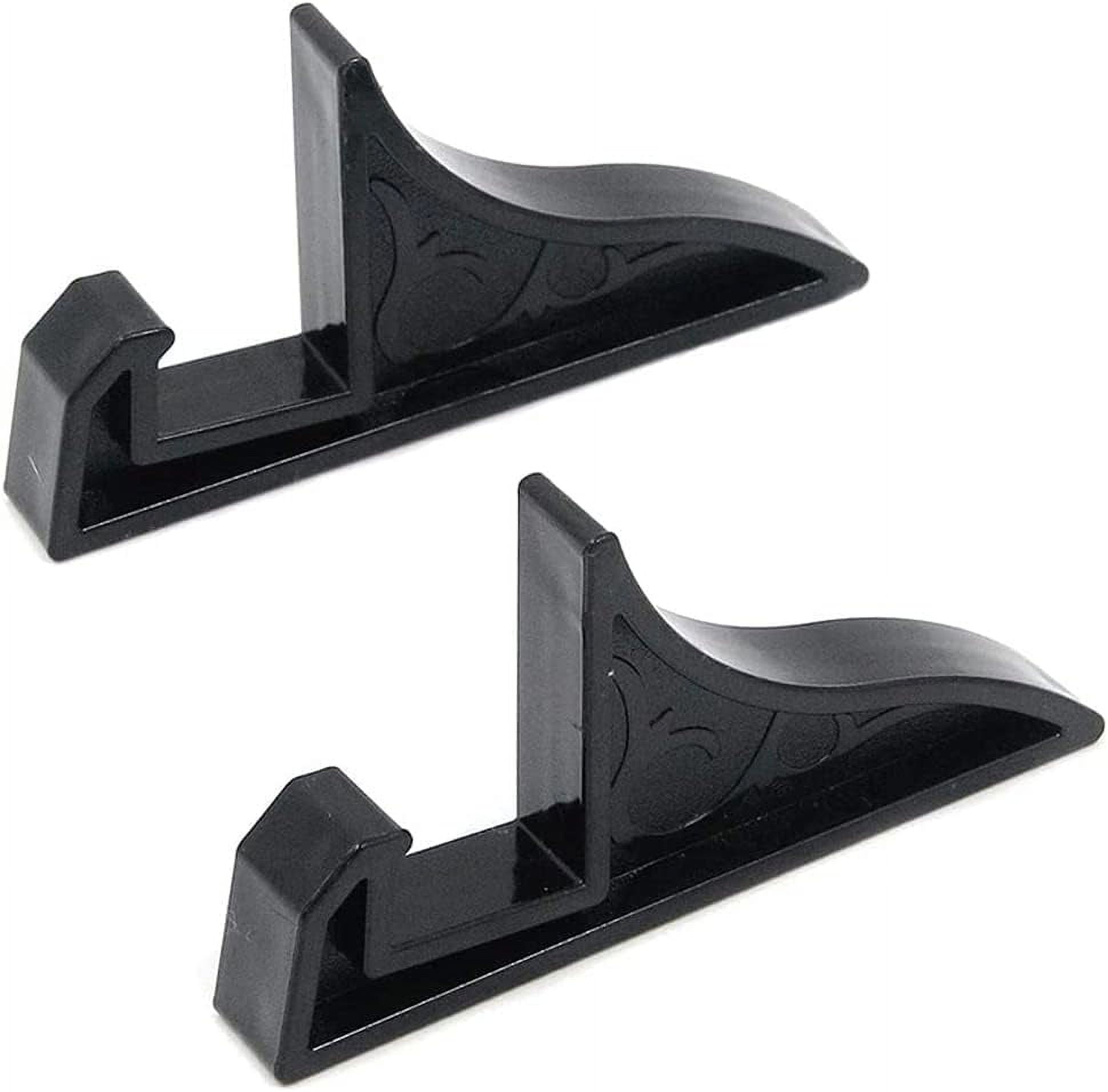 12 Pcs Black Plastic Display Stand Picture Frame Holder for Displaying ...