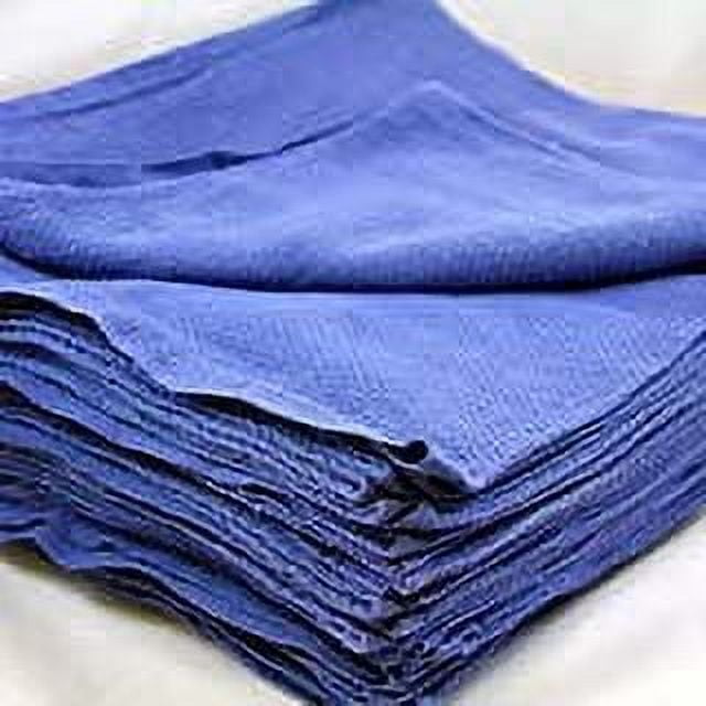12 Pcs Surgical Blue Cotton Huck Towel 15 X 25 - Drying and Bleach ...