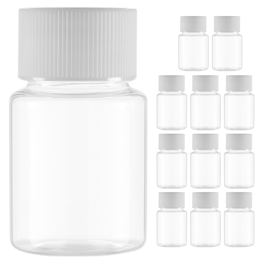 12 Pcs Bottled Pill Timer Cap Collapsible Reusable Transparent ...